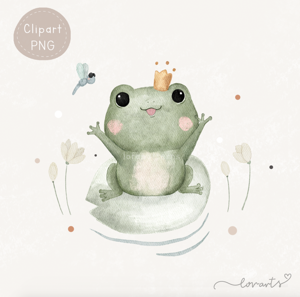 [Clipart PNG] Happy Froggy - Lorarts